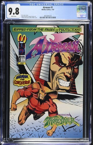 Airman #1 (Aircel Comics January 1993), CGC 9.8 Near Mint / MINT | eBay