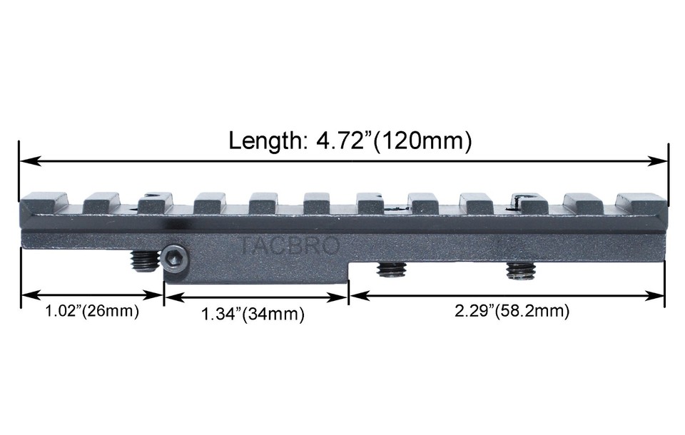 Long/Short M44 91/30 Scope Mount Picatinny Weaver Rail for Mosin Nagant ...