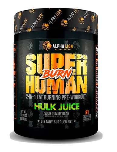 Alpha Lion SUPERHUMAN BURN 21/42 Servings - Fat Burning Pre-Workout - 2 ...