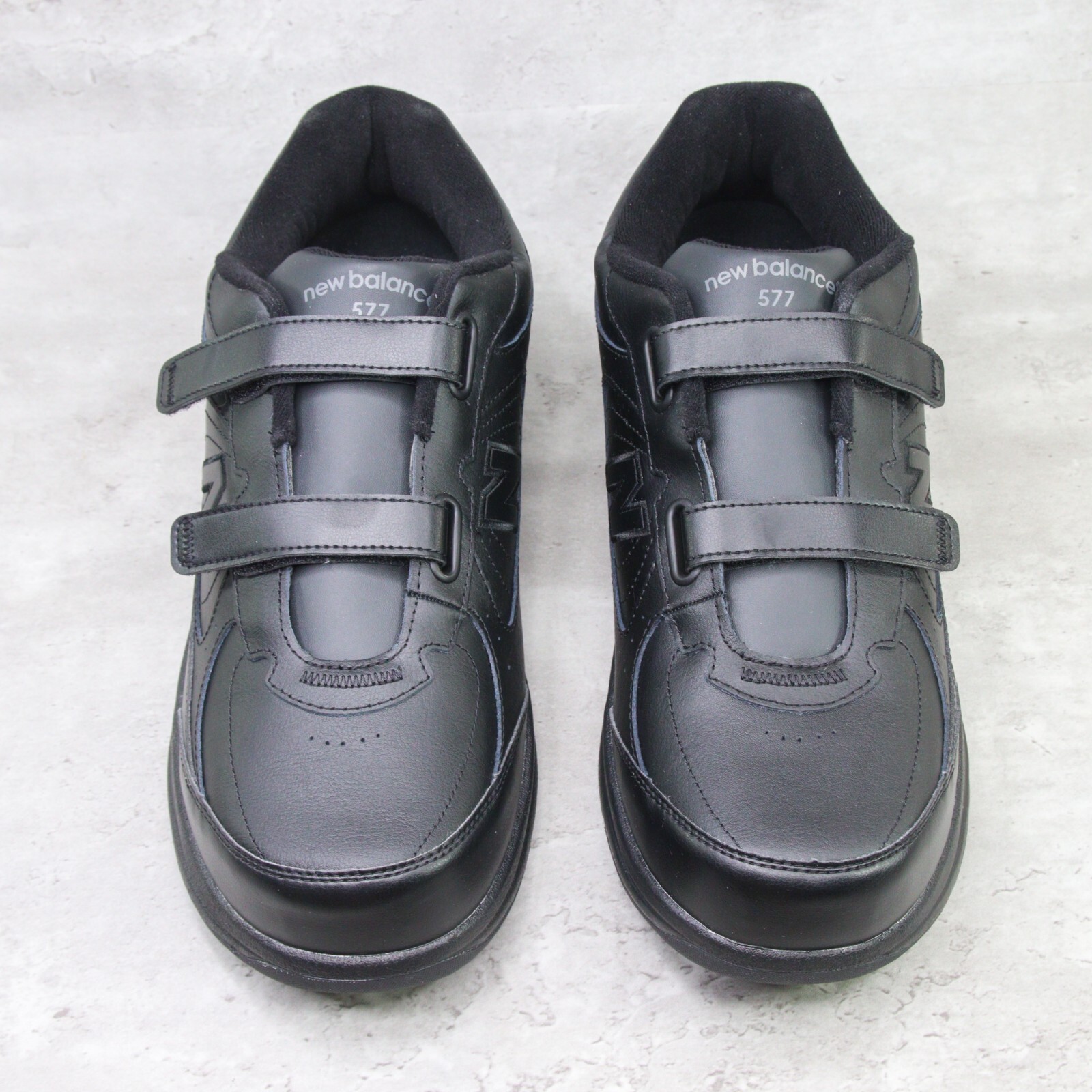 New Balance 557 Men's Size 14 2E (Wide) Black Hook & Loop Walking Shoes ...