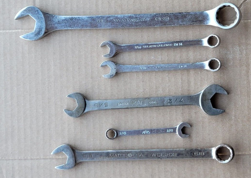 MAC Tools-MATCO-Blue Line Mixed SAE Wrench Set USA | eBay