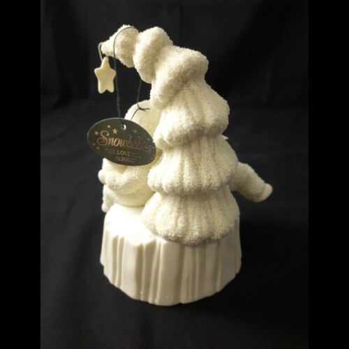 Snowbabies Dept 56 I'll Love You Always. Christmas Tree Angel Baby With ...