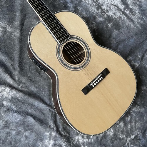 Factory 00042 Slotted Head Acoustic Electric Guitar Solid Spruce Top 6 ...