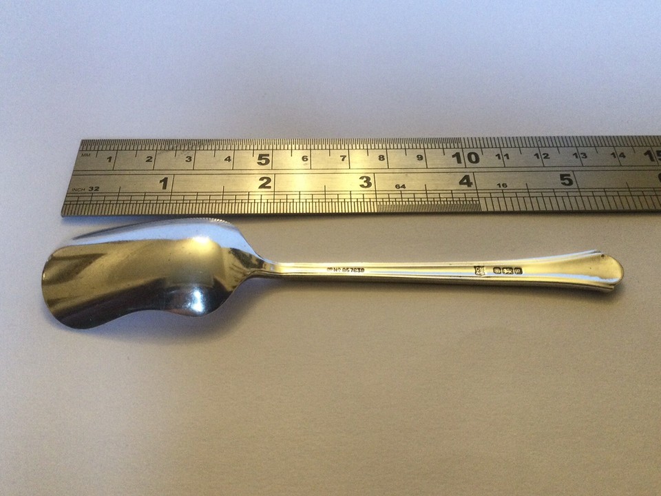 Solid Silver Sugar Shovel Hallmarked Sheffield Cooper Brothers 21 Grams ...