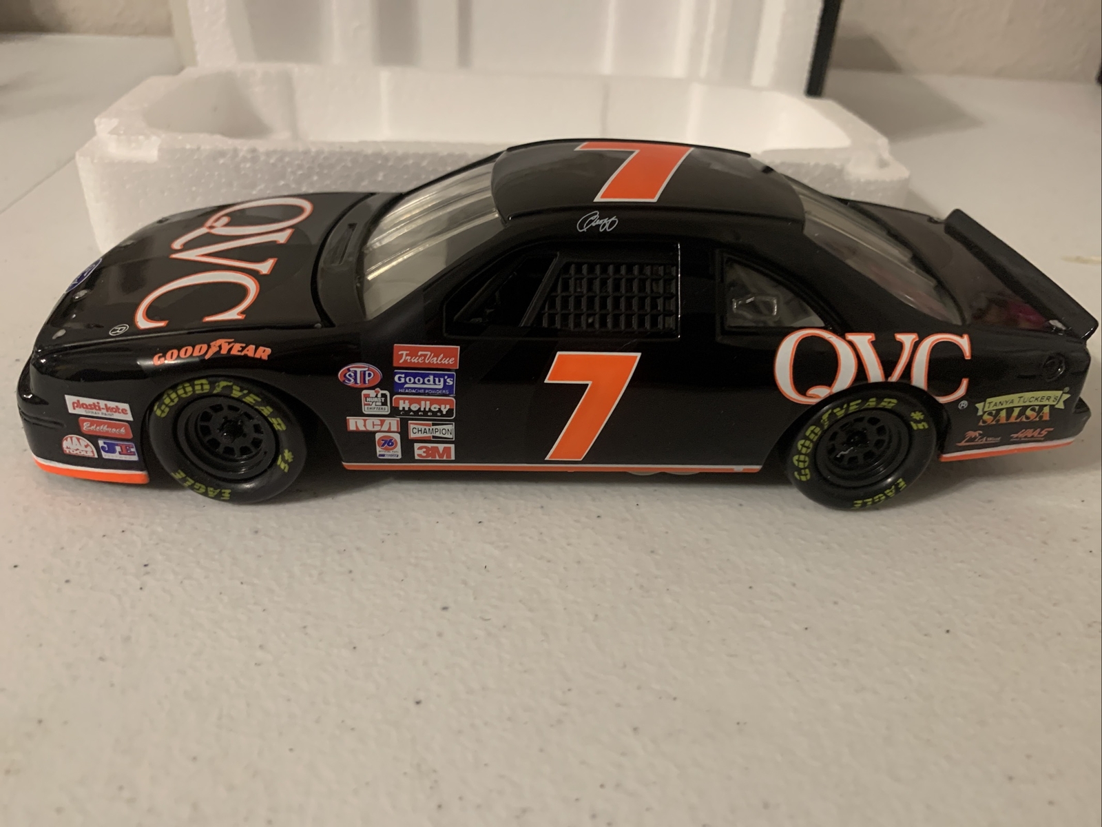 1996 Nascar Geoff Bodine #7 QVC Revell Race Car Diecast 1:24 Collector ...