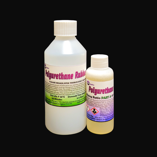 Polyurethane Casting Rubber *Firm* Shore A 80 280g Kit *Ideal for Poly ...
