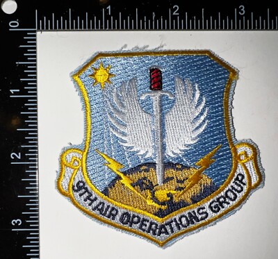 USAF US Air Force 9th Air Operations Group Patch | eBay