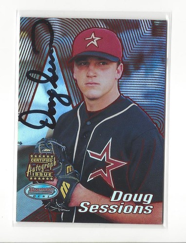 2002 Bowman's Best Red #123 Doug Sessions Rookie AUTOGRAPH Astros | eBay