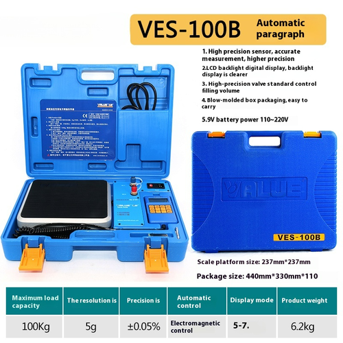 VES-50A/B Refrigerant Precision Filling Quantitativ Fluorination ...