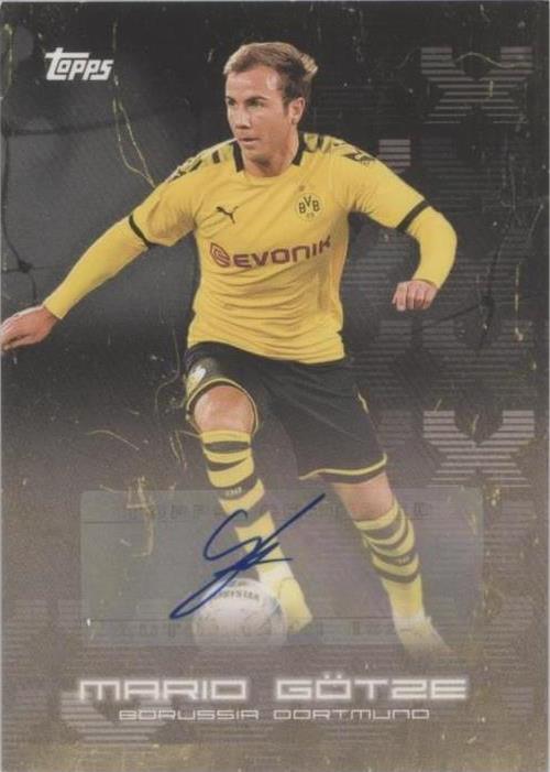 2020 Topps X BVB Borussia Dortmund - Mario Gotze #24 Autographs (AU ...