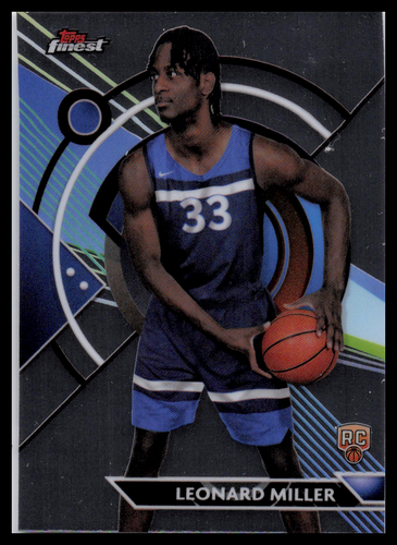 2023-24 Topps Finest Basketball #84 Leonard Miller RC | eBay