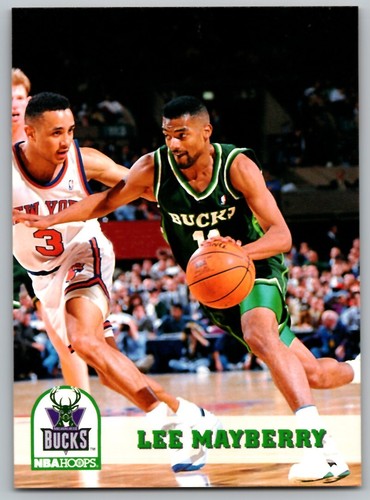 1993-94 HOOPS LEE MAYBERRY MILWAUKEE BUCKS #125 | eBay