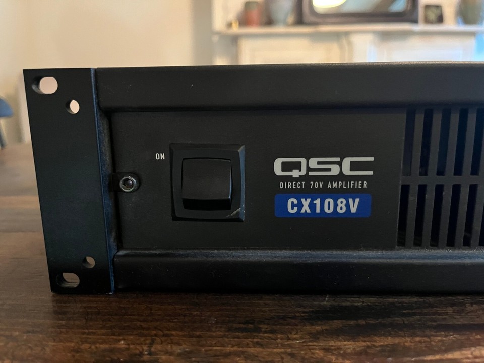 QSC CX108V Audio Amplifier - 8 Channel | eBay