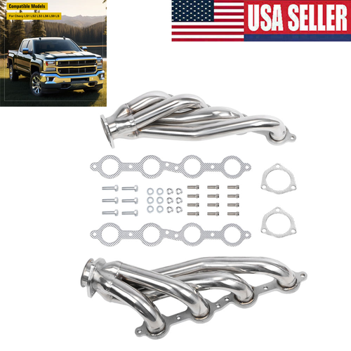 Swap S10 Conversion Headers fit for Chevy LS1 LS2 LS3 LS6 LS9 LS10 ...