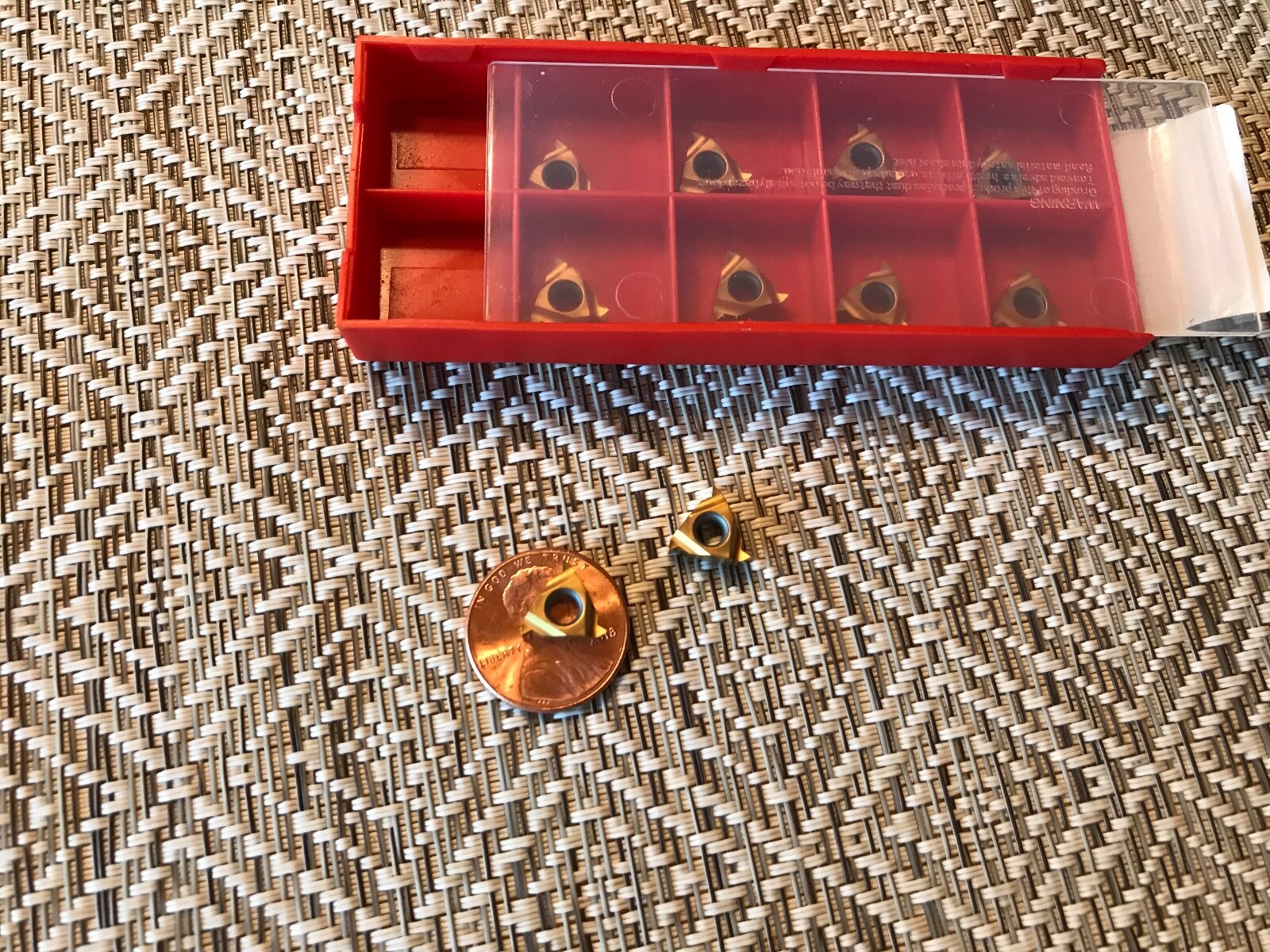 Carbide Insert, 11 IR A 60 LDA, Internal Threading Tool Insert, Tin ...