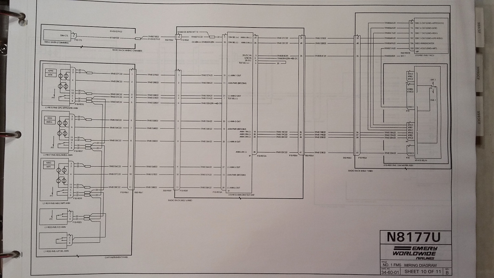 DC-8 Wiring Diagram Manual Emery & Assorted | eBay