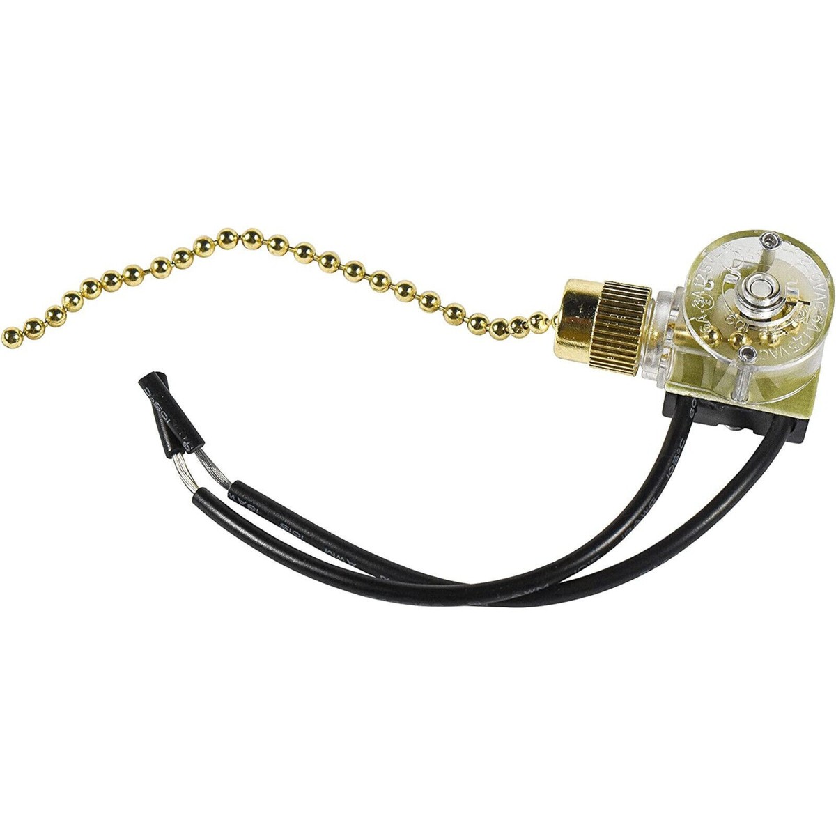 Ceiling Fan 2 Wire Light Pull Chain Switch | Shelly Lighting