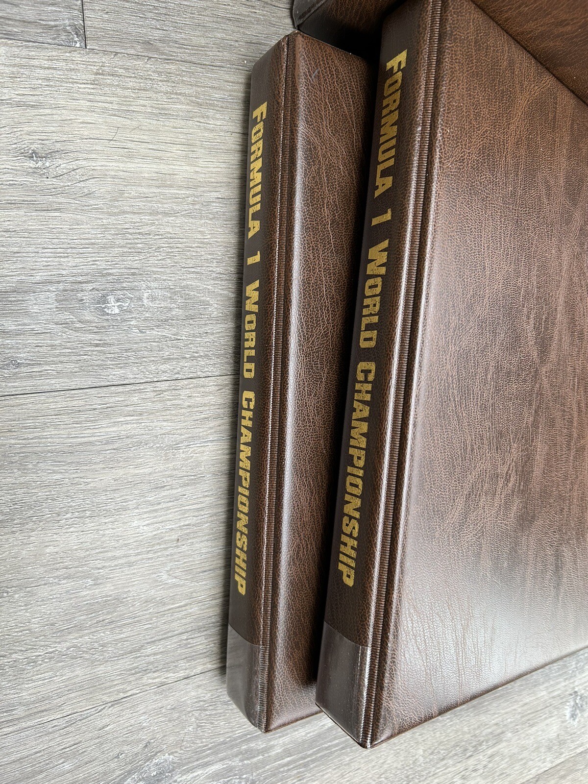 SALE 4x F1 Formula 1 World Championship cover albums brown | eBay UK