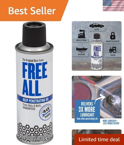 Free All Rust Eater Deep Penetrating Oil - 6oz Precision Spray for ...