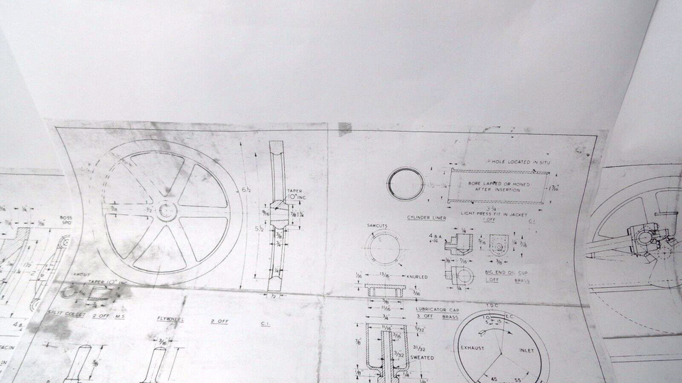Wyvern Internal Combustion Hit and Miss Model Engine Blueprints ...