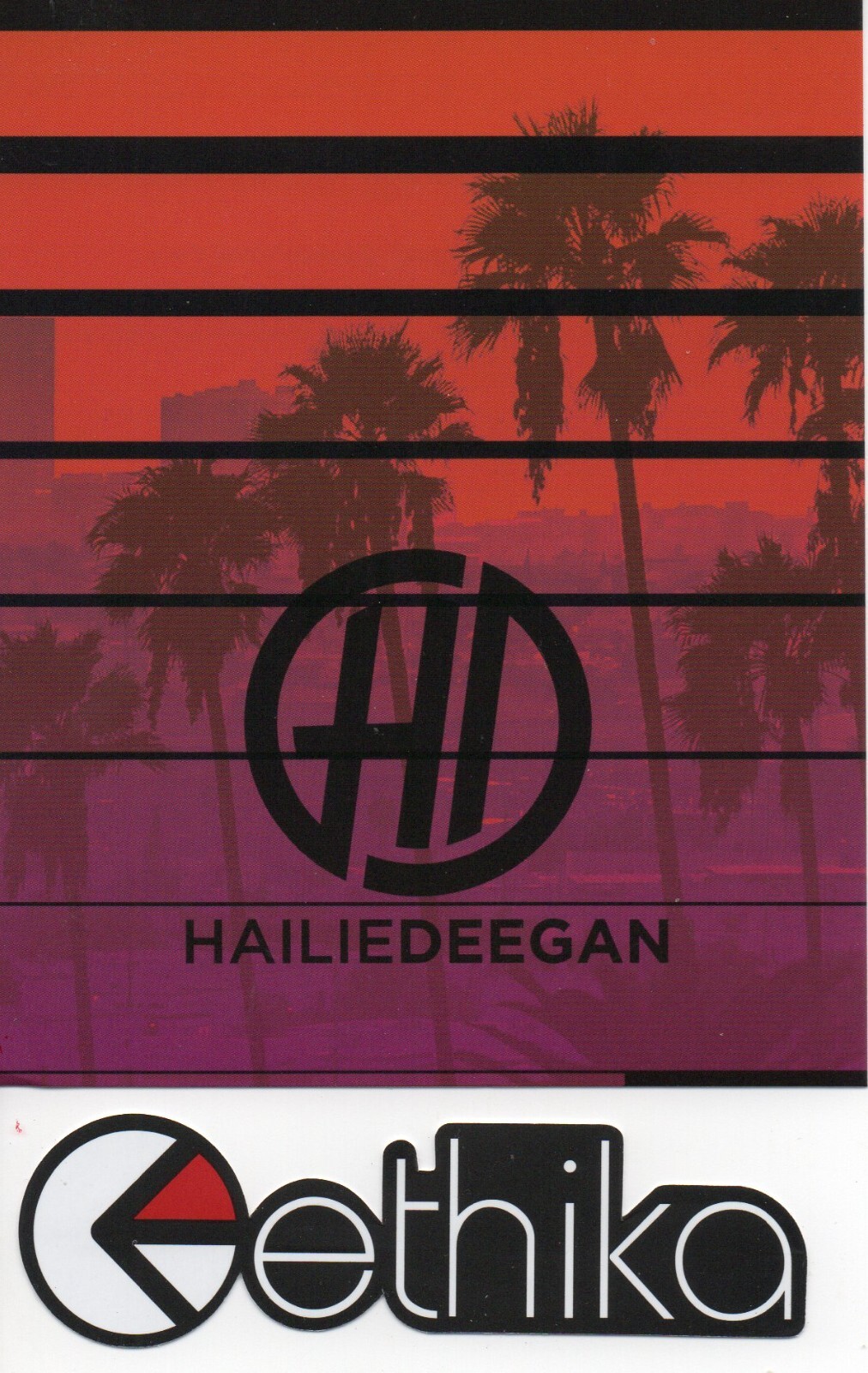 NEW ETHIKA Hailie Deegan COLLECTIBLE SERIES CARD with Bonus ethika Logo ...