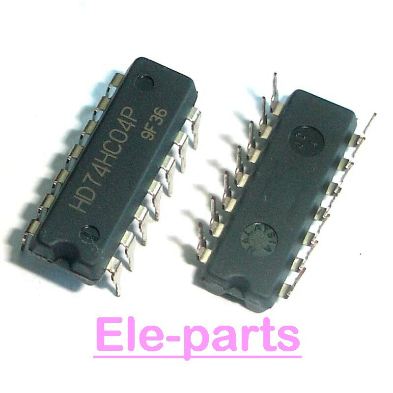 10 PCS HD74HC04P DIP-14 HD74HC04 74HC04 HC04 Hex inverter IC Chip | eBay