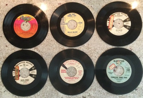Lot Of 18 Promo Country 45 Rpm Records 1950s 1960s 1970s | eBay