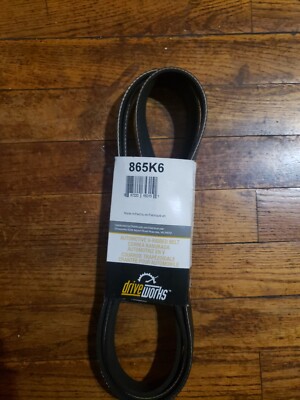 Driveworks 878K6 Serpentine Automotive V-Ribbed Belt | Serpentine Belt ...