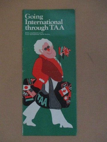 TAA brochure, 'Going International through TAA' | eBay