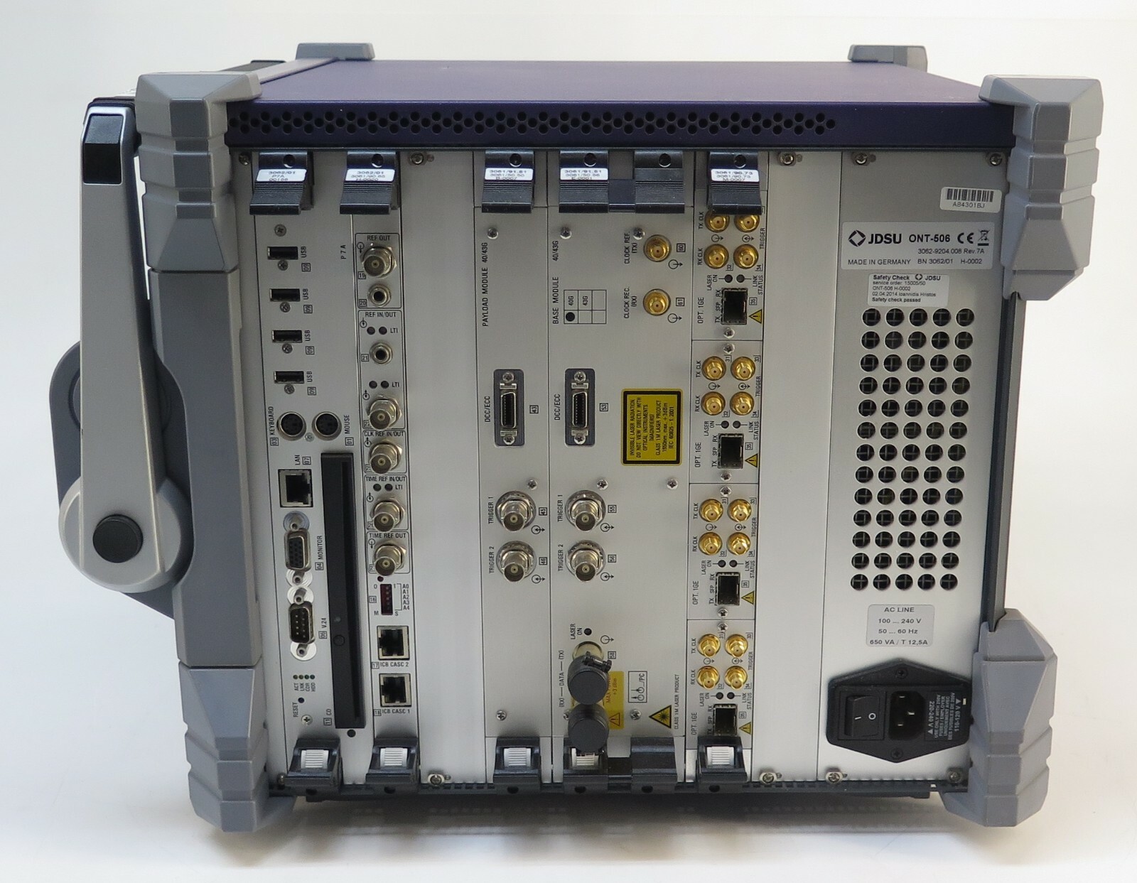 JDSU ONT-506 Optical Network Tester 40/43G w/ Modules | eBay