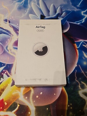 Apple AirTag Tracker 4 Pack MX542ZM/A A2187 (White) Air Tag Airtags NEW ...