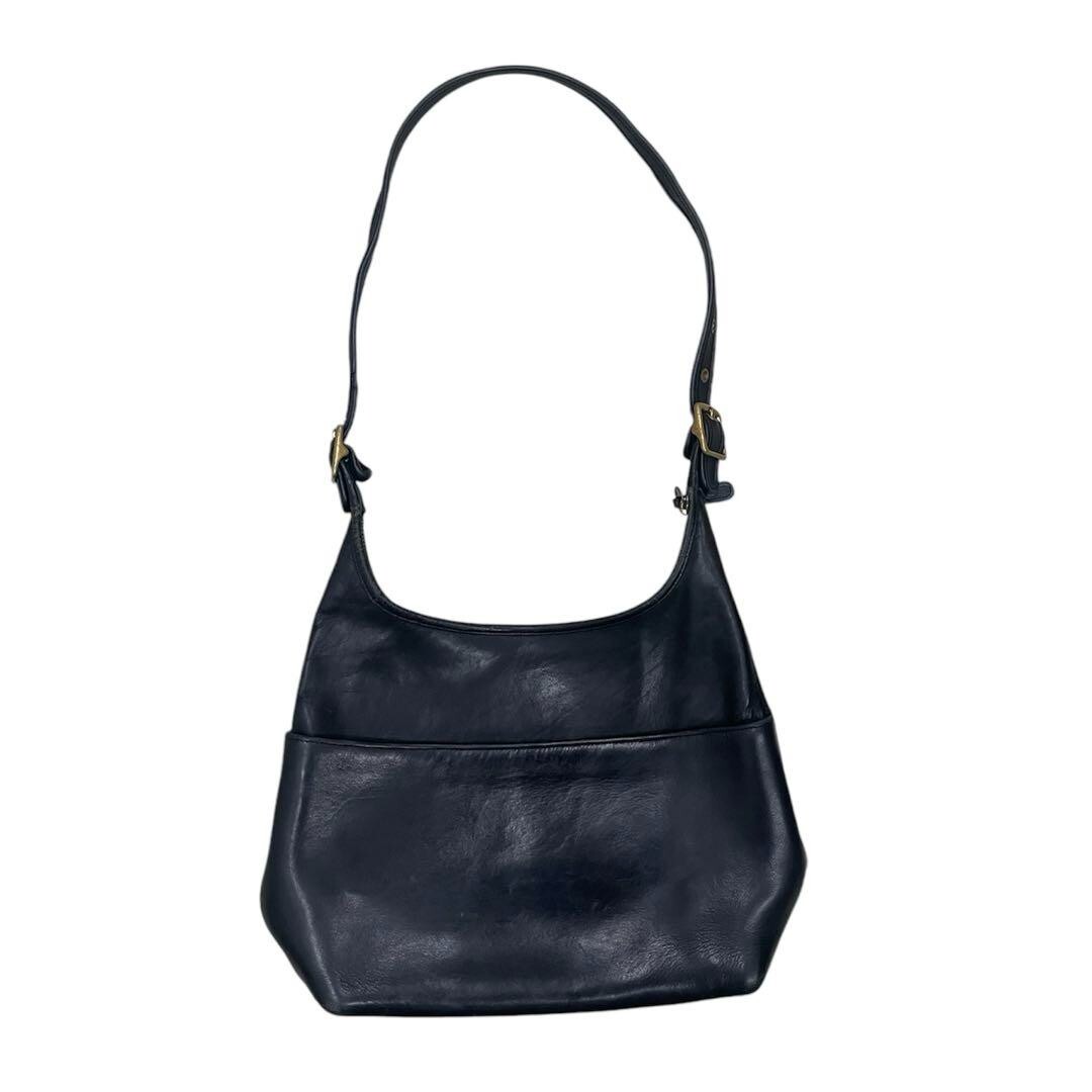 Extremely Rare Made In USA Old Coach 9058 Shoulder Bag Black Vintage ...