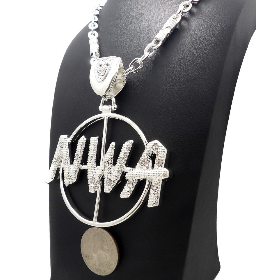 NEW HIP HOP NWA PENDANT WITH 30" LINK CHAIN | eBay