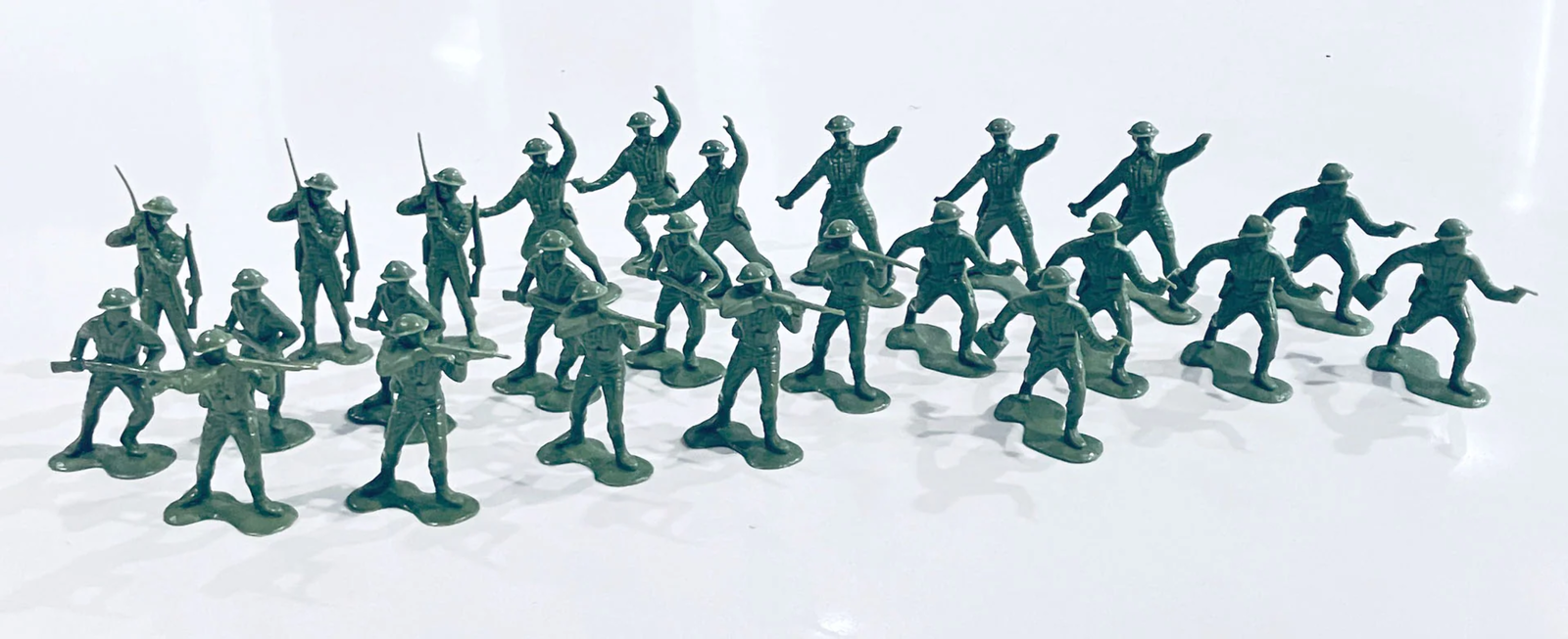 Marx 1/32 Plastic British WWII Soldiers Reproduction (28) MX080 | eBay