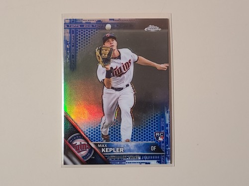 Max Kepler 2016 Topps Chrome Blue Refractor RC Rookie Baseball Card #d ...