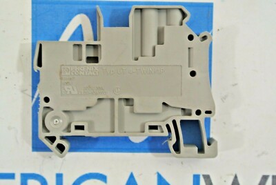 Phoenix Contact UT4-Twin/1P Feed Thru Terminal Block 30A 300V LOT OF 57 ...