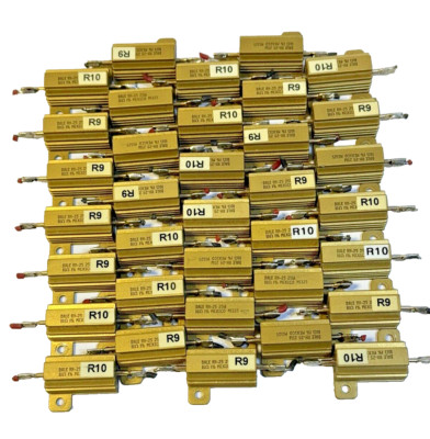 Lot of 35 each Dale Resistor RH-25 25W 10Ω (ohm) 1% M1325 | eBay