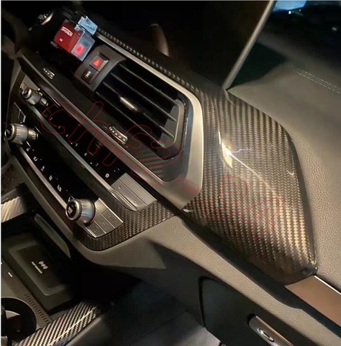 For BMW X3 X3M G01 X4 X4M G02 2018-2021 Dry Carbon Fiber interior Cover ...