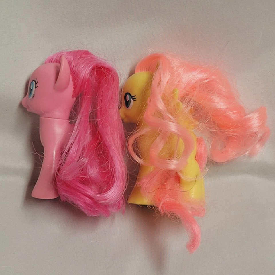 My Little Pony G4 Brushable Lot Fluttershy & Pinkie Pie 2013 TRU ...