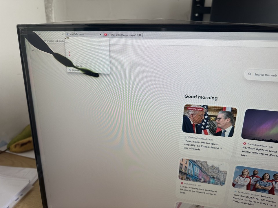 MSI MAG 346CQ Ultra Wide Quad HD 34” Curved VA Gaming Monitor - CRACKED ...