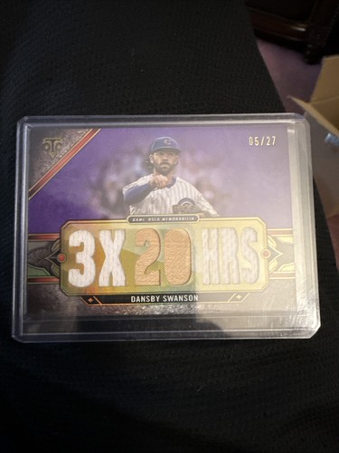 2024 Triple Threads Relics #TTR-SWA3 Dansby Swanson Cubs 05/27 | eBay UK
