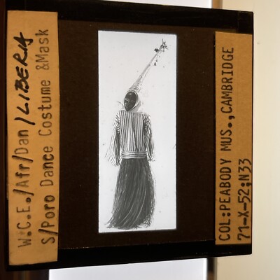 Dan “Poro Dance Costume Mask” Ivory Coast African Tribal Art 35mm Slide ...