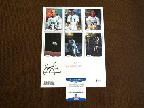 JAMES LOVELL APOLLO 13 NASA ASTRONAUT SIGNED AUTO SPACESHOTS PROMO ...