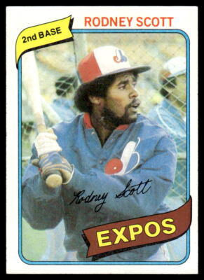 1980 Topps Rodney Scott #712 Montreal Expos Baseball Card | eBay