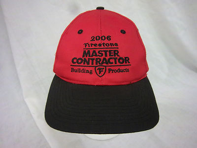 trucker hat baseball cap FIRESTONE CONTRACTOR retro snapback cool mesh ...