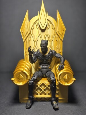 Custom 1:12 Scale Gold Throne Accessory For Action Figures | eBay