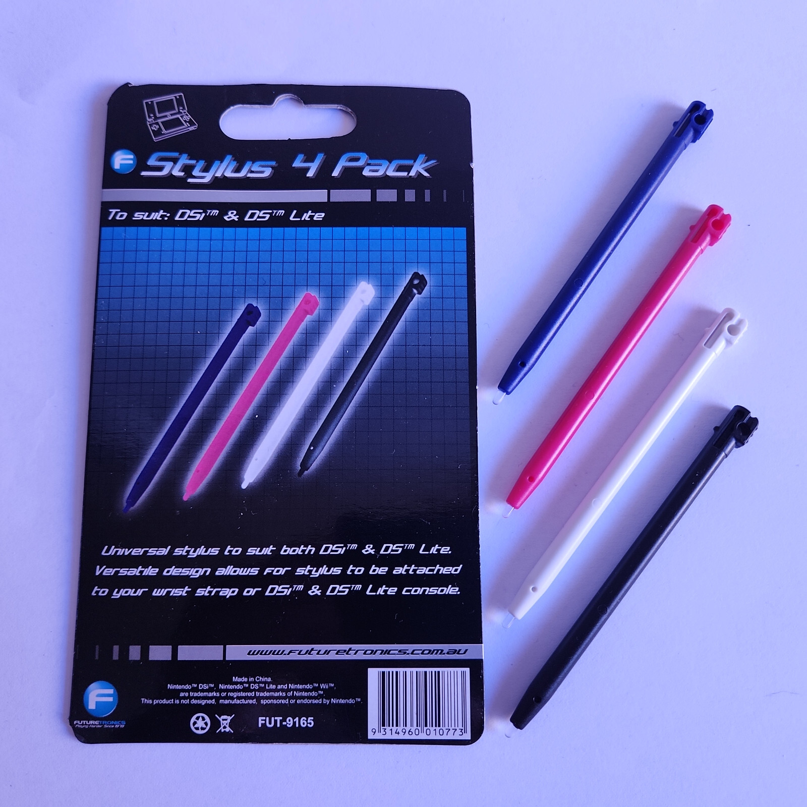 4x Nintendo DSi Stylus Blue/Pink/White/Black 🕹 (TWL-004) - Australian ...