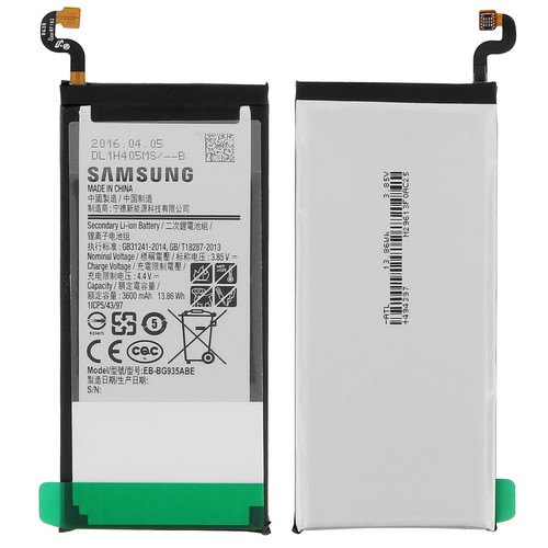 Battery for Samsung Galaxy S7 Edge, EB-BG935ABE 3600 mAh Replacement ...