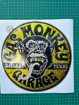 Gas monkey sticker, extra large decal. Gas monkey garage decal ...
