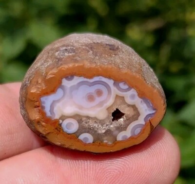 NATURAL UNPOLISHED , WARRING STATE COLORFUL GEODE AGATE 34G | eBay